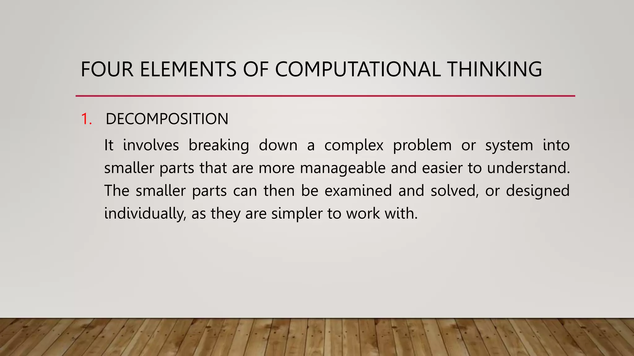 Four Elements of Computational Thinking.pptx