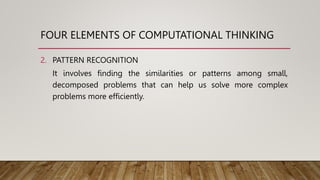 Four Elements of Computational Thinking.pptx