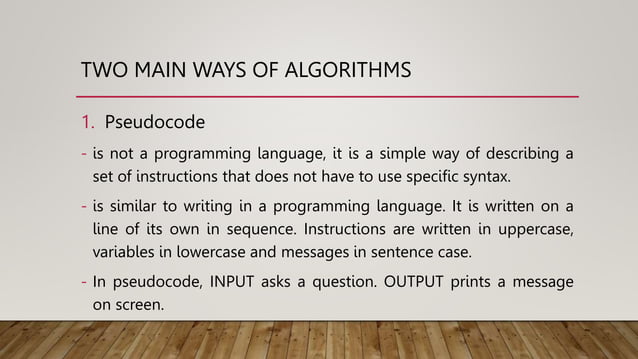 Four Elements Of Computational Thinkingpptx Programming Languages