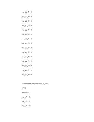 Four elevator controller | PDF