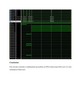 Four elevator controller | PDF