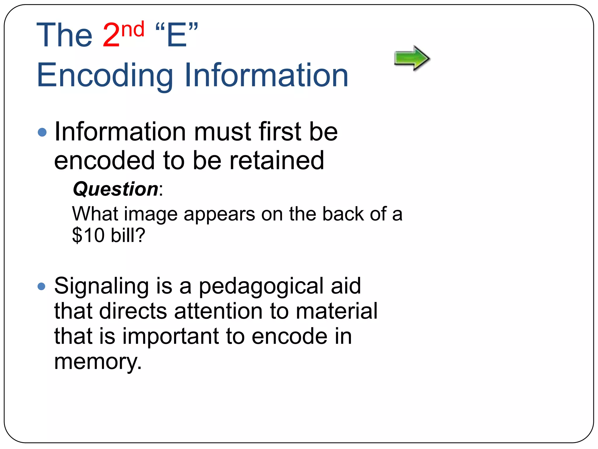 The Four E's of Effective Learning: Teaching Tips for Helping Students ...