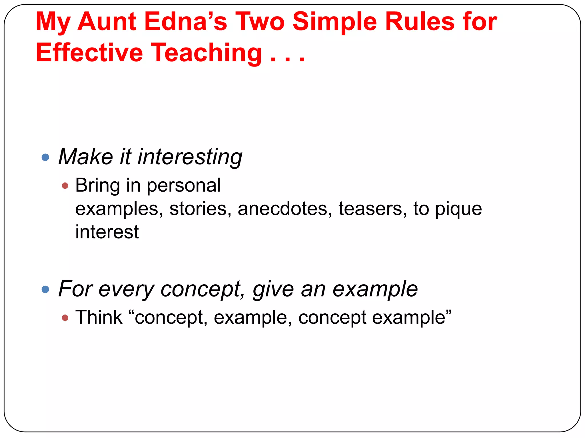 The Four E's of Effective Learning: Teaching Tips for Helping Students ...