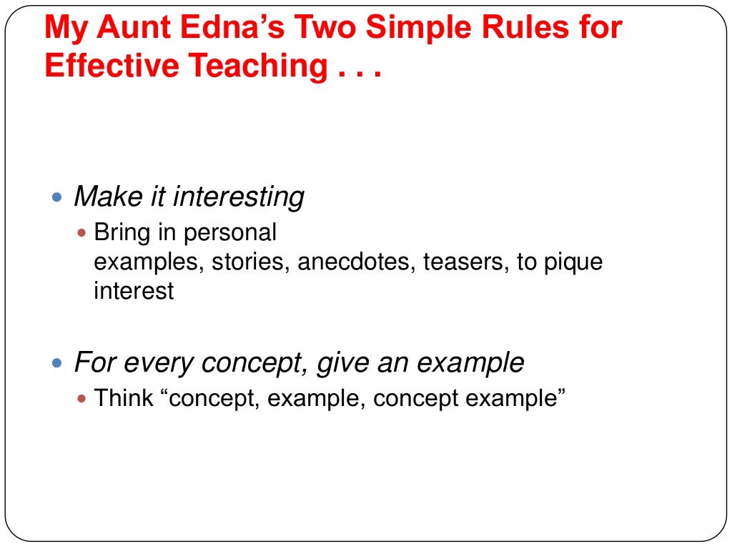 The Four E's of Effective Learning: Teaching Tips for Helping Student…