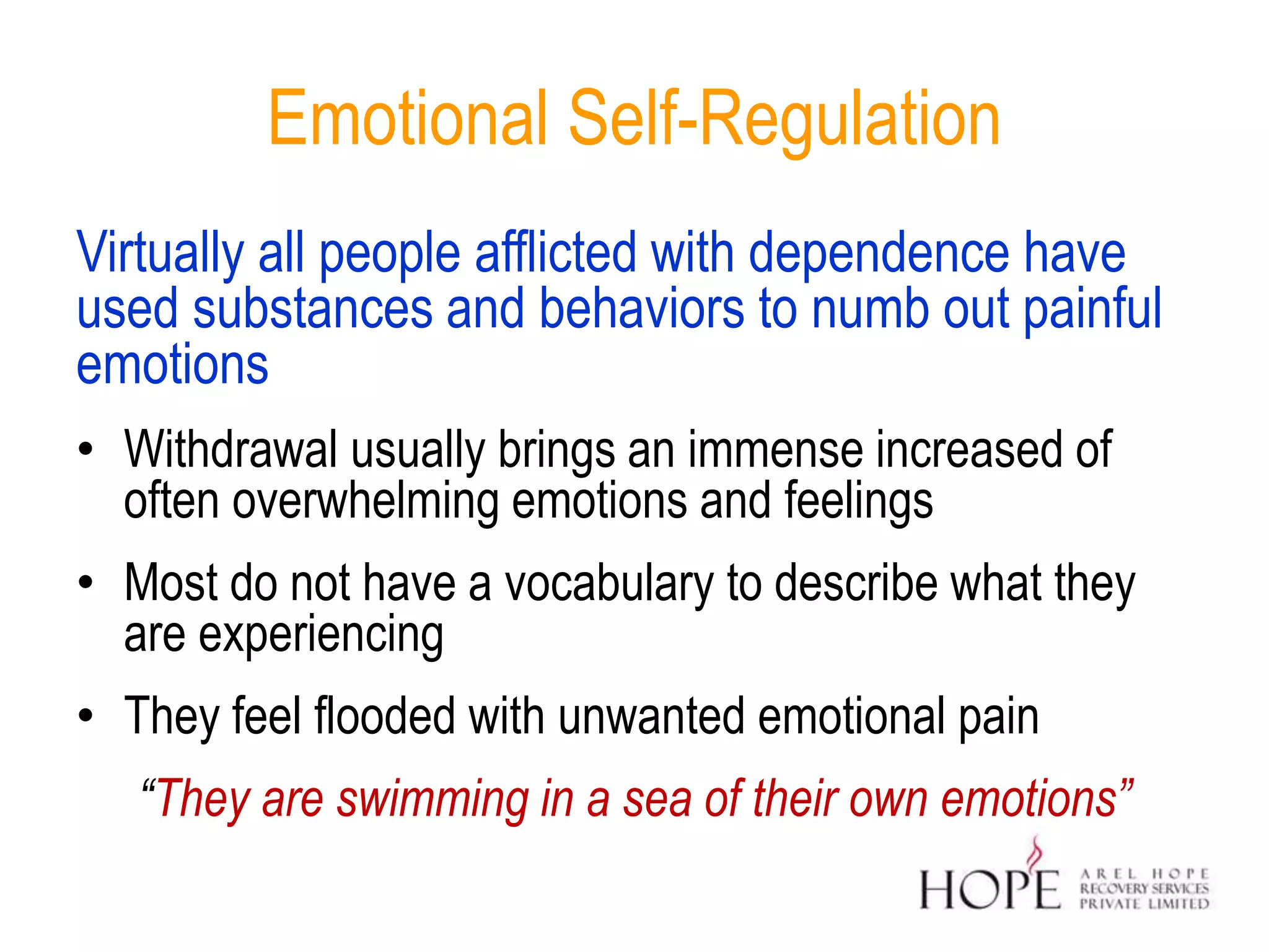 Four essentials of Addiction recovery | PPTX