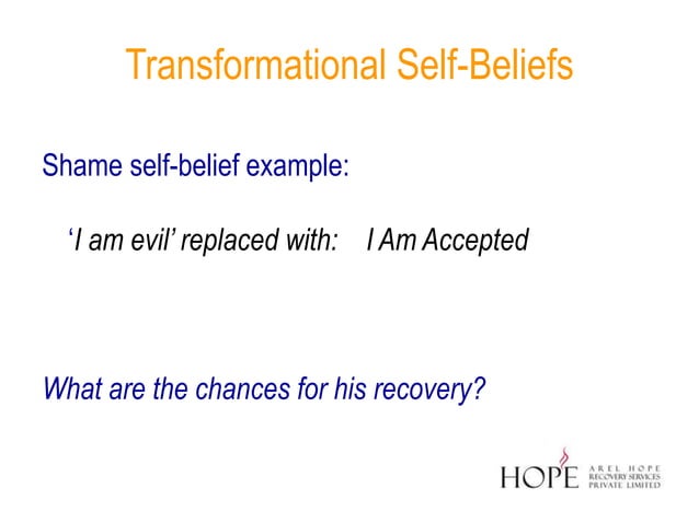 Four essentials of Addiction recovery | PPTX