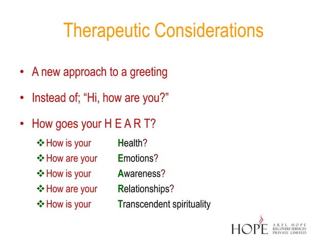 Four essentials of Addiction recovery | PPTX