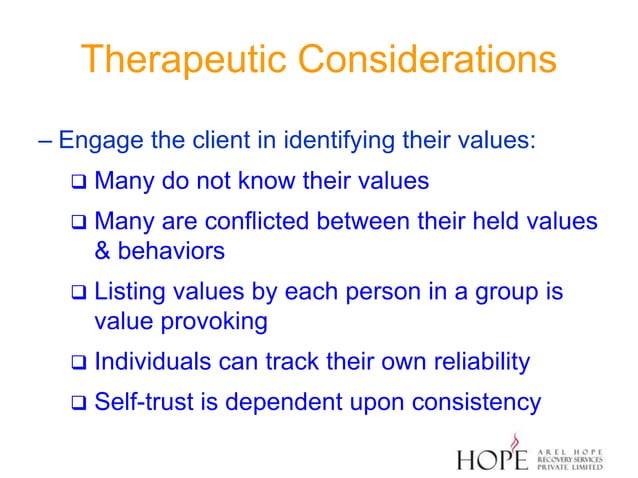 Four essentials of Addiction recovery | PPTX