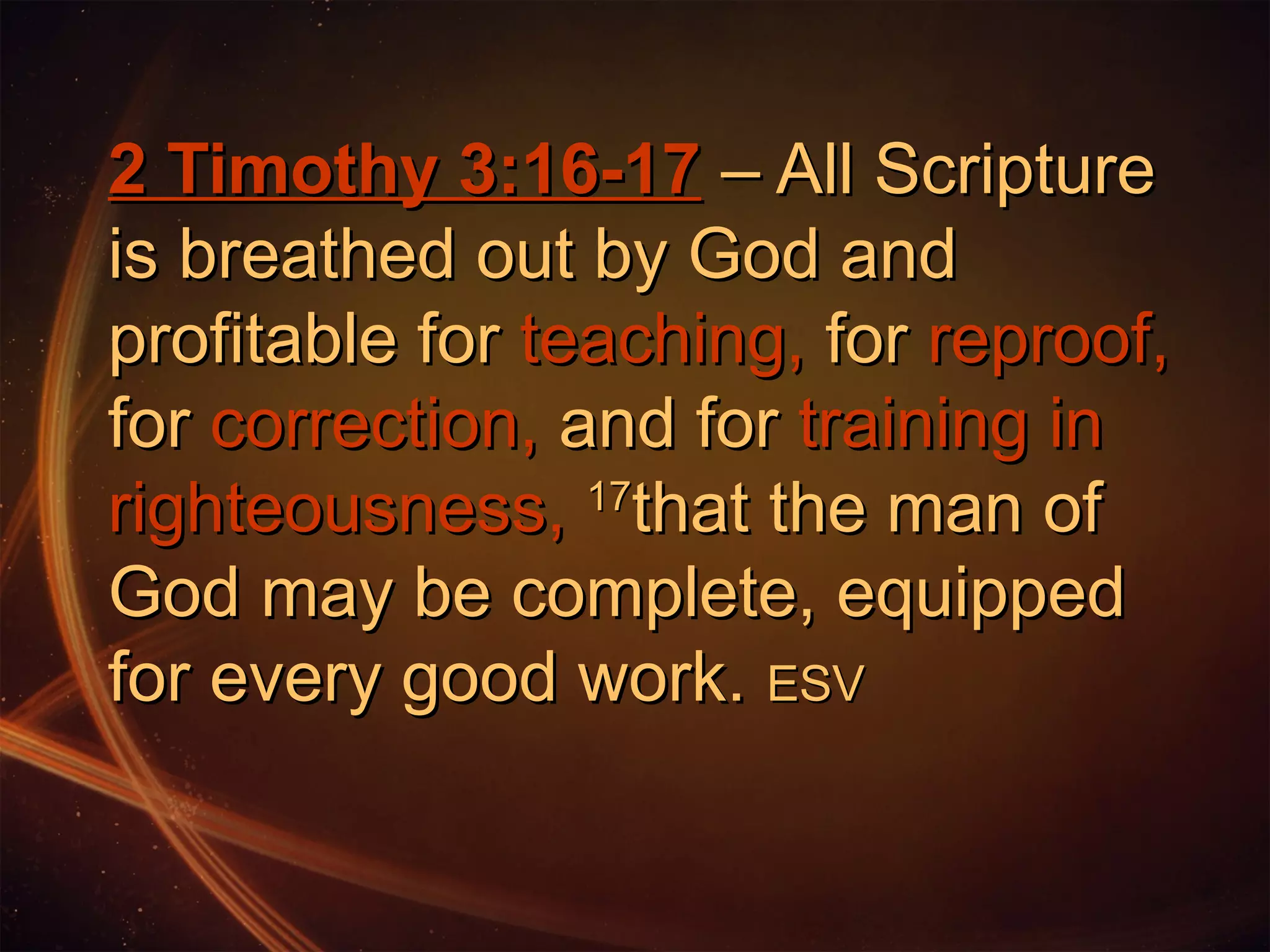 Four Examples of Holiness in the New Testament | PPT
