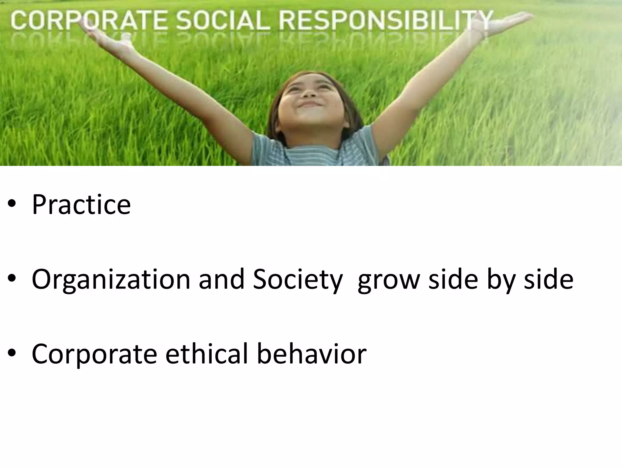 Four faces of csr and 4 stage continuum of csr | PPT