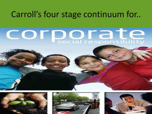 Four faces of csr and 4 stage continuum of csr | PPT