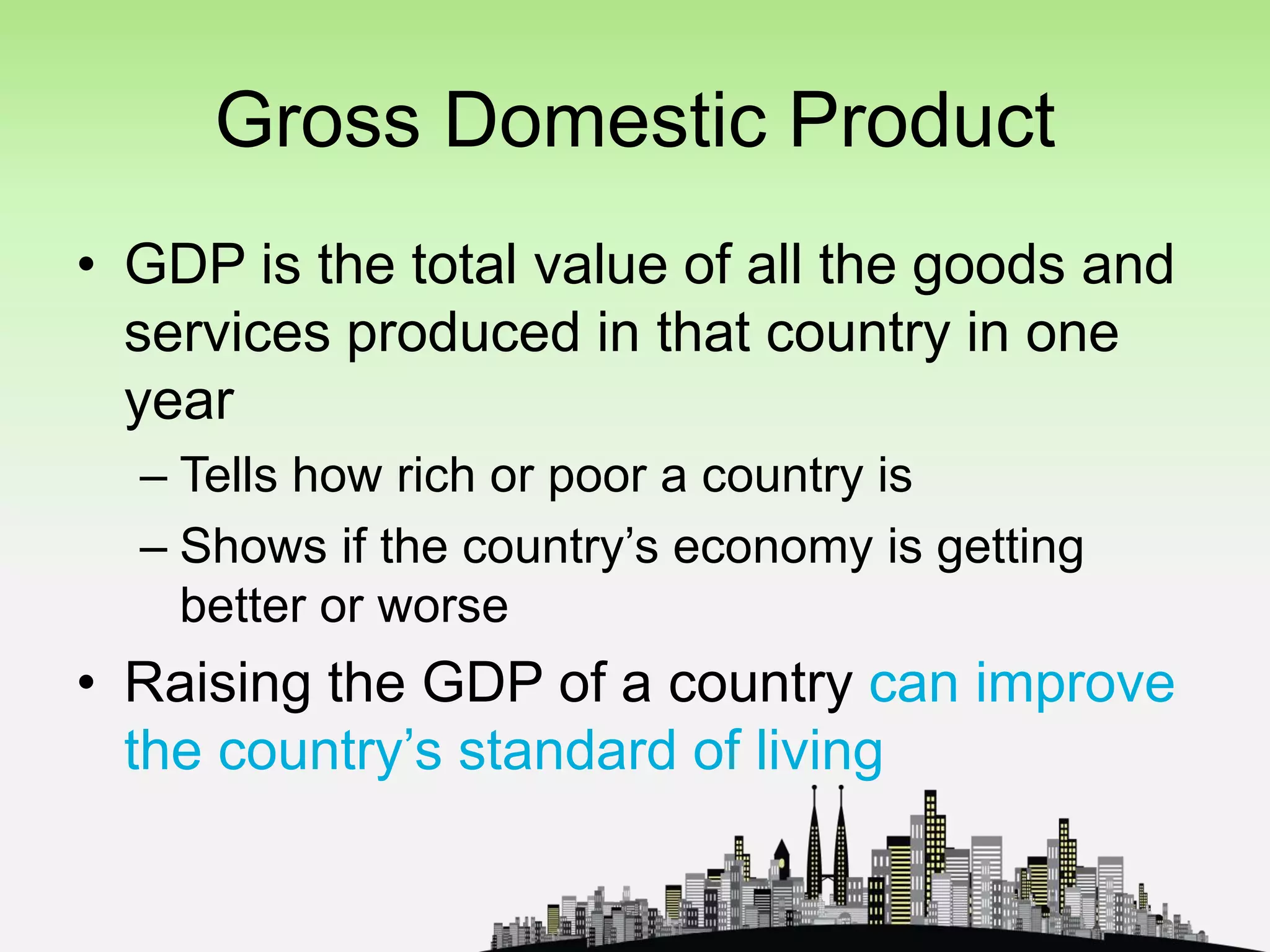IGCSE Economic Growth | PPTX