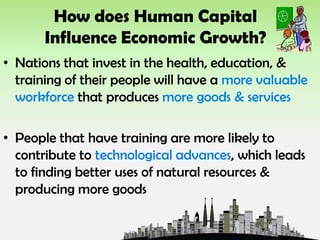 Four factors of economic growth | PPTX