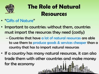 Four factors of economic growth | PPTX