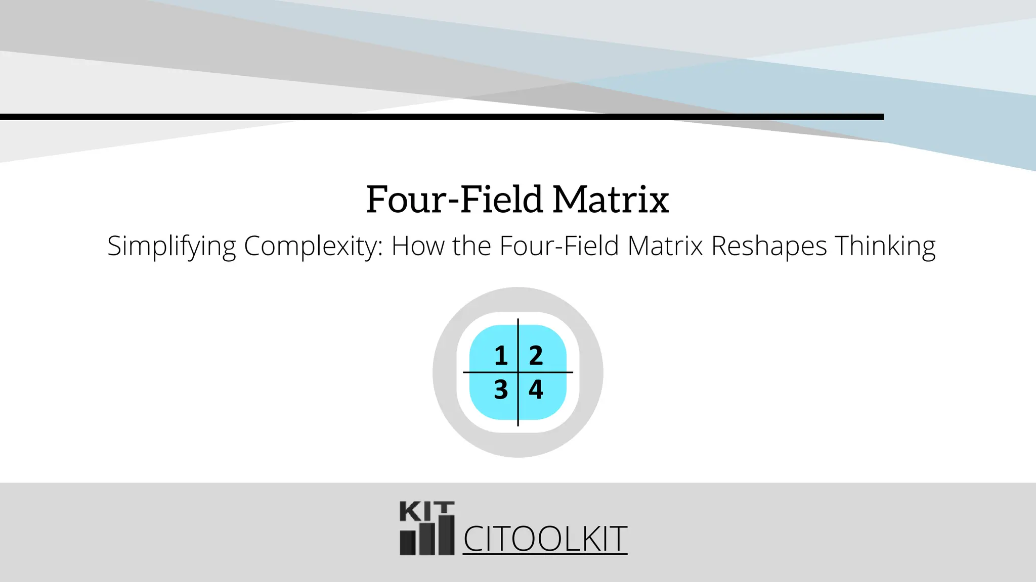 Simplifying Complexity: How the Four-Field Matrix Reshapes Thinking | PPT Simplifying Complexity: How the Four-Field Matrix Reshapes Thinking | PPT