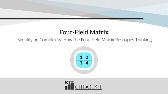 Simplifying Complexity: How the Four-Field Matrix Reshapes Thinking ...