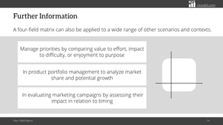 Simplifying Complexity: How the Four-Field Matrix Reshapes Thinking | PDF | Business | Business ...
