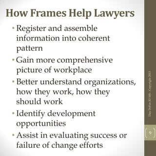[Lawyers] Understanding Organizations Using the Four Frame Model: A ...