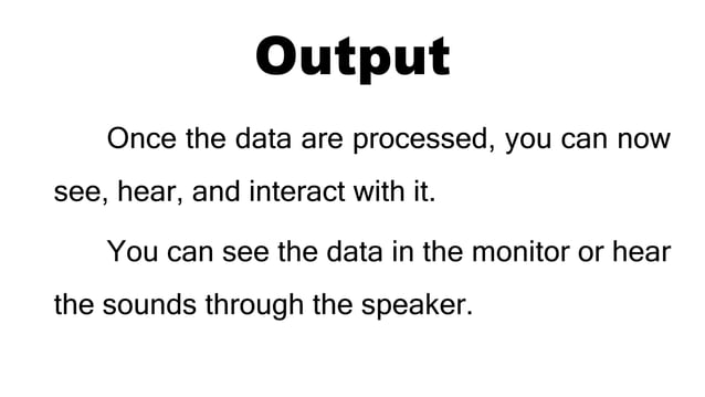 Four Functions of the Computer | PPT