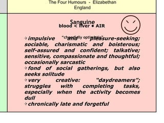 Four humours slideshow | PPT | Mental Health | Diseases and Conditions