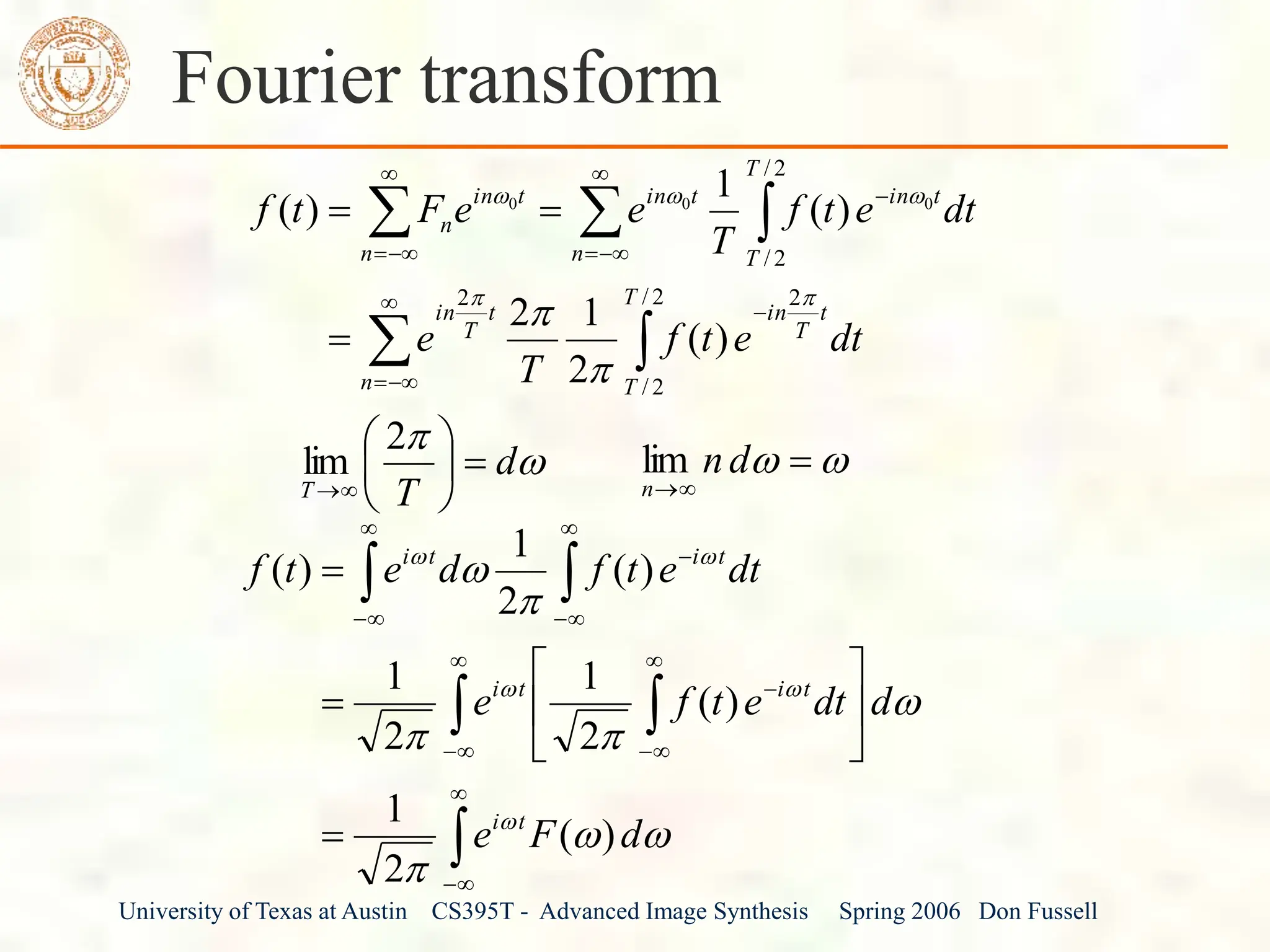 Fourier series and Fourier transformation.ppt | Science