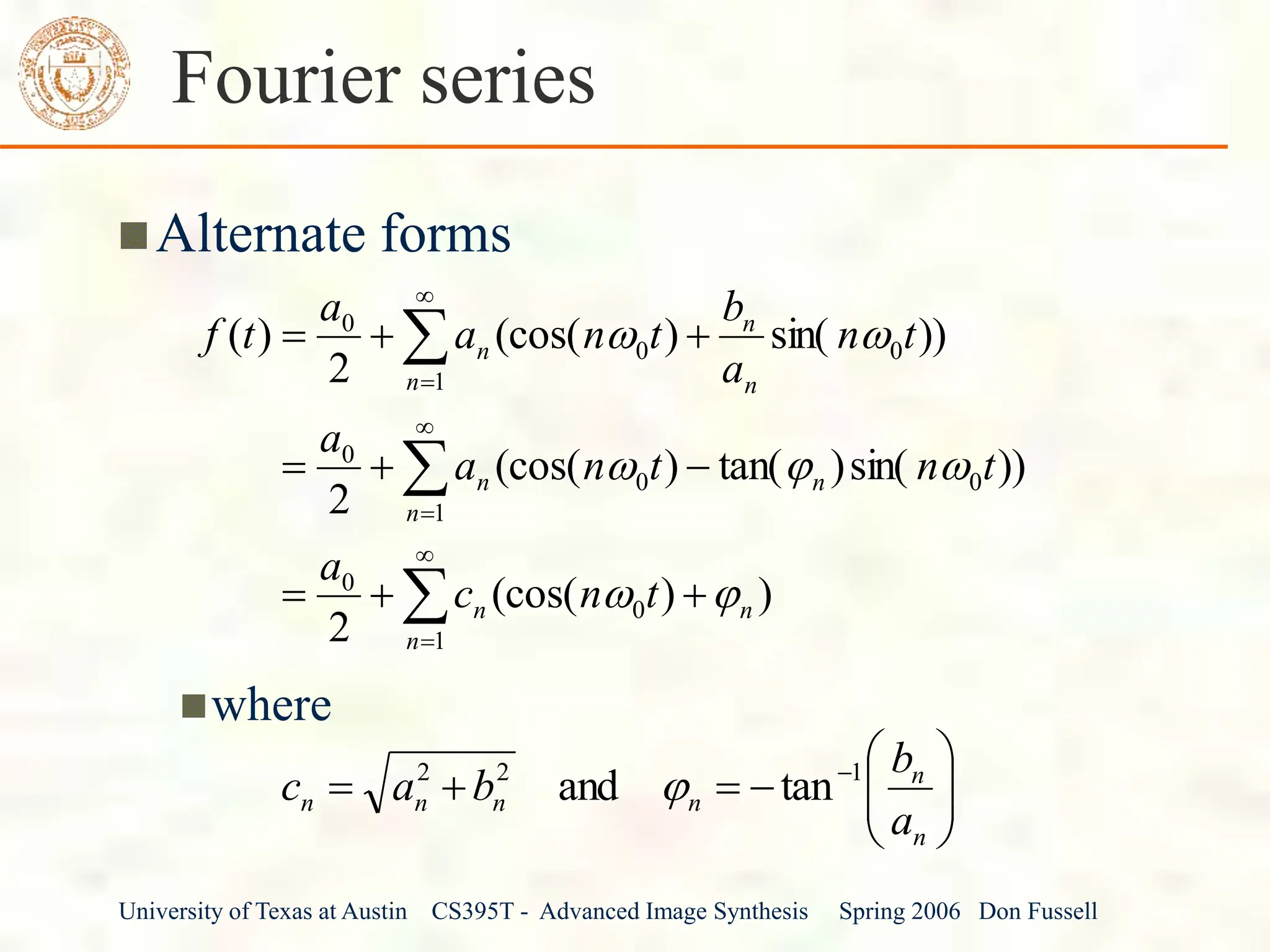Fourier series and Fourier transformation.ppt | Science