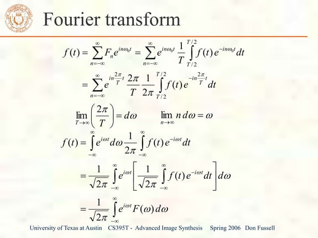Fourier series and Fourier transformation.ppt | Science