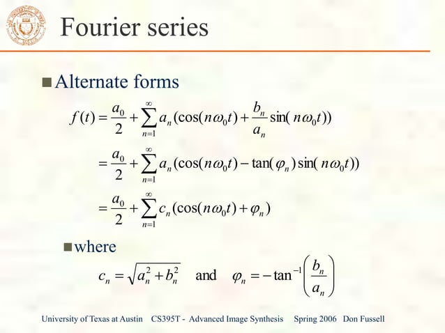 Fourier series and Fourier transformation.ppt | Science