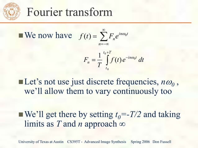 Fourier series and Fourier transformation.ppt | Science