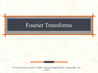 Fourier.ppt ''Fourier transform" ''slide" | PPT