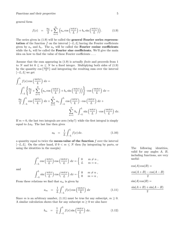 Fourier series | PDF
