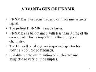 FOURIER- TRANSFORM NMR SPECTROSCOPY.pptx
