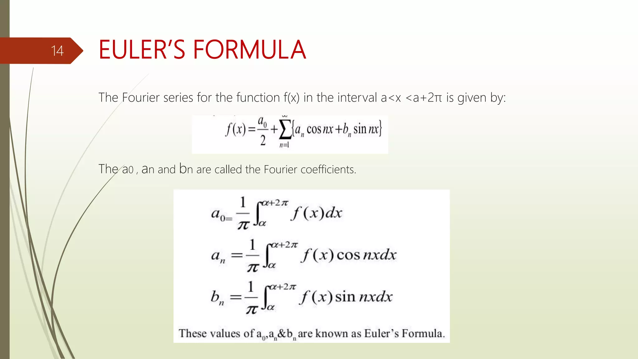 Fourier analysis | PPTX