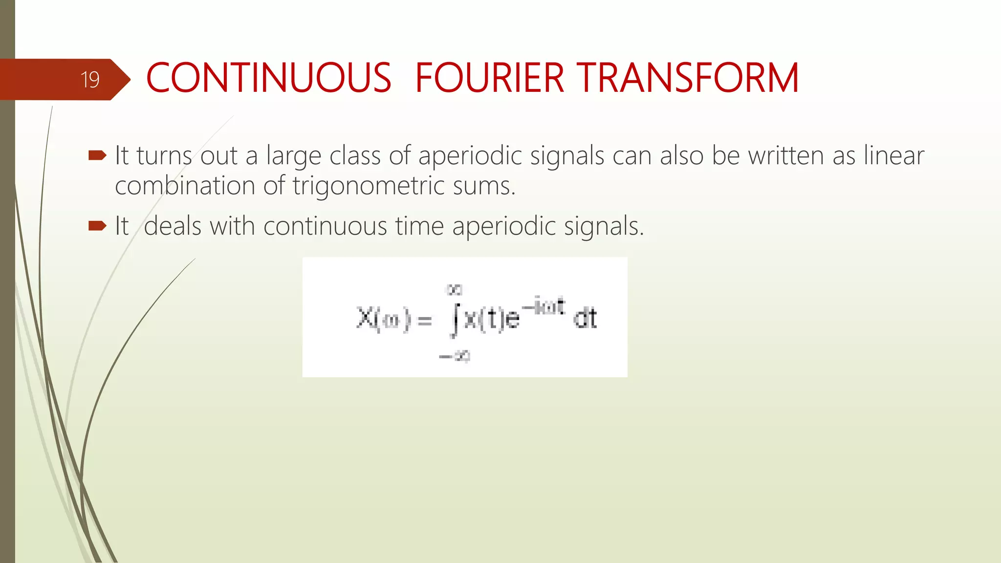 Fourier analysis | PPTX