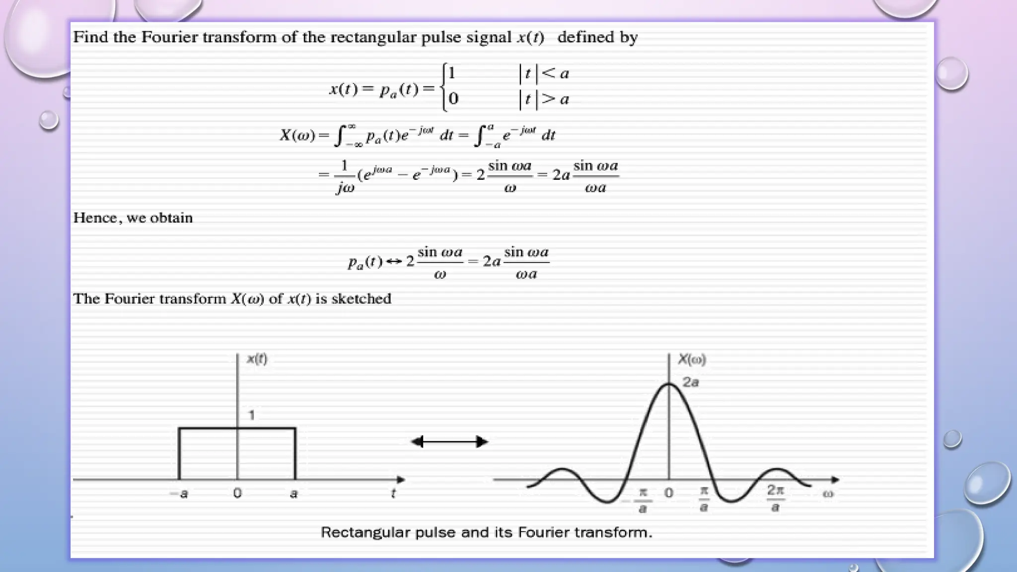 Fourier Analysis Fourier series representation.pptx