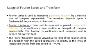 Fourier analysis techniques fourier series | PPTX