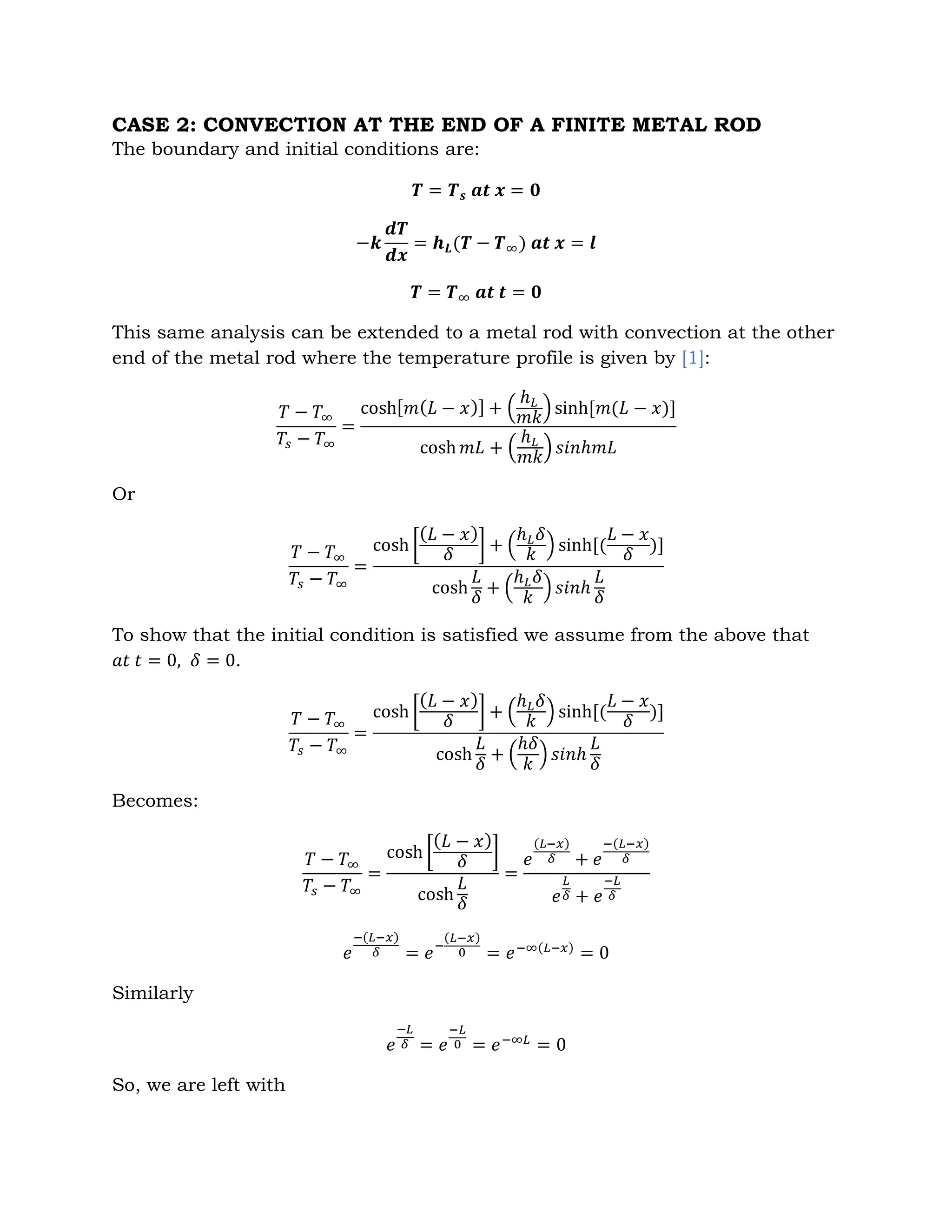 TRANSIENT AND STEADY STATE HEAT CONDUCTION WITH NO LATERAL CONVECTION ...