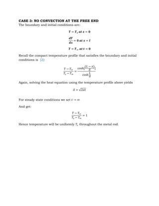TRANSIENT AND STEADY STATE HEAT CONDUCTION WITH NO LATERAL CONVECTION ...