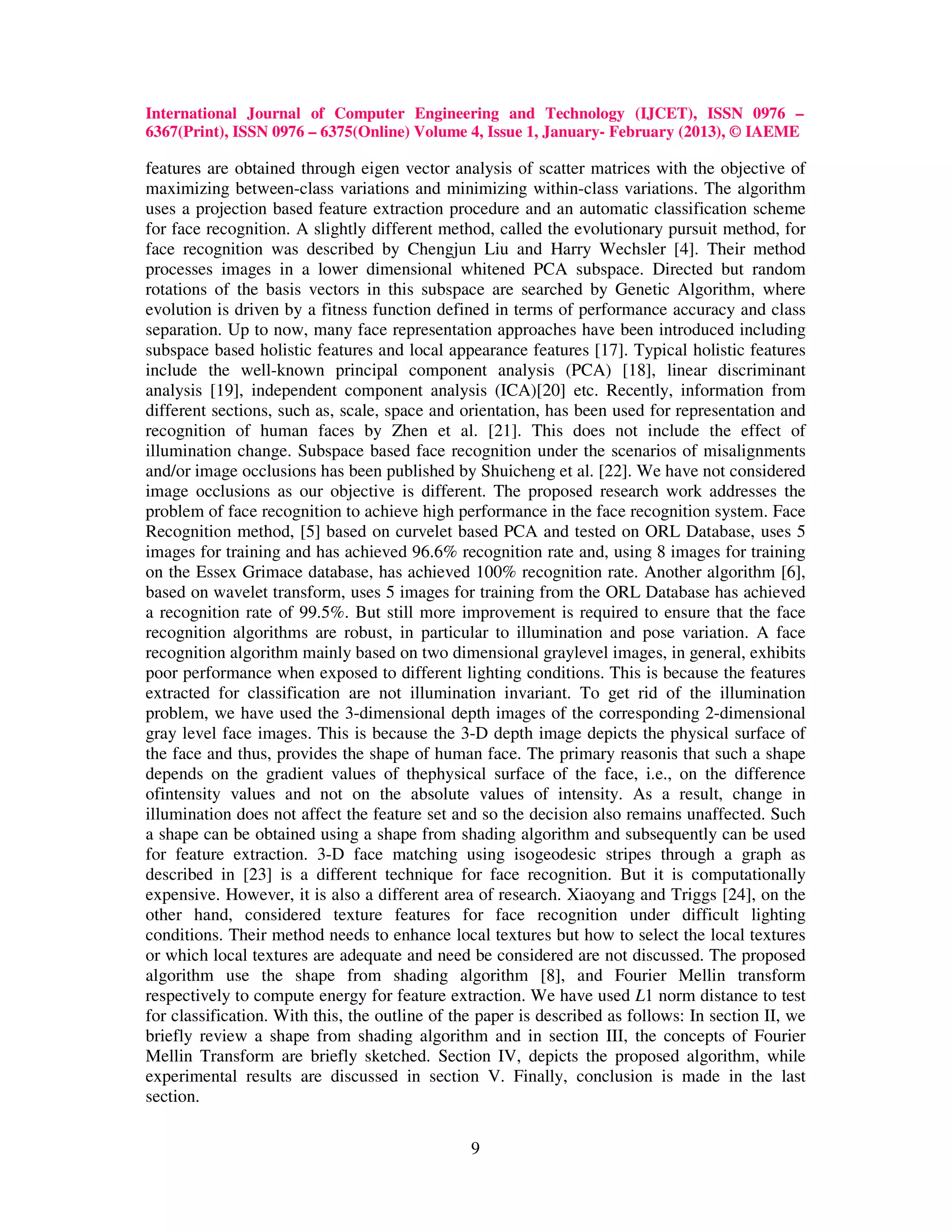 Fourier mellin transform based face recognition | PDF