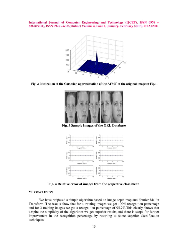 Fourier mellin transform based face recognition | PDF