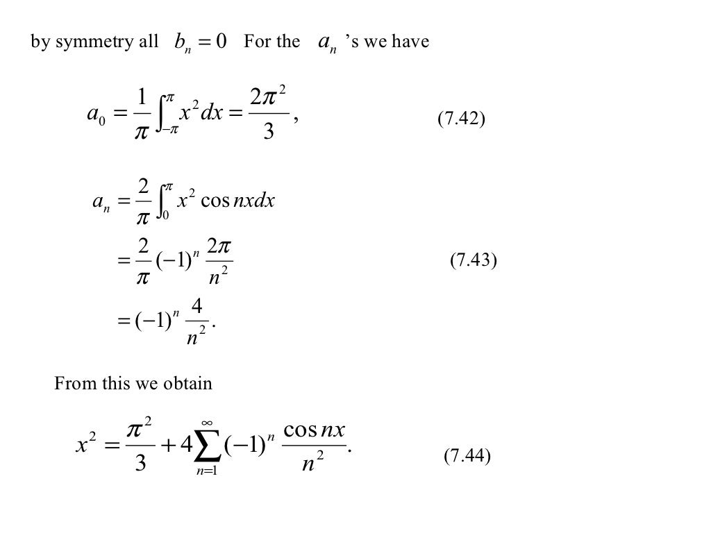 Fourier series