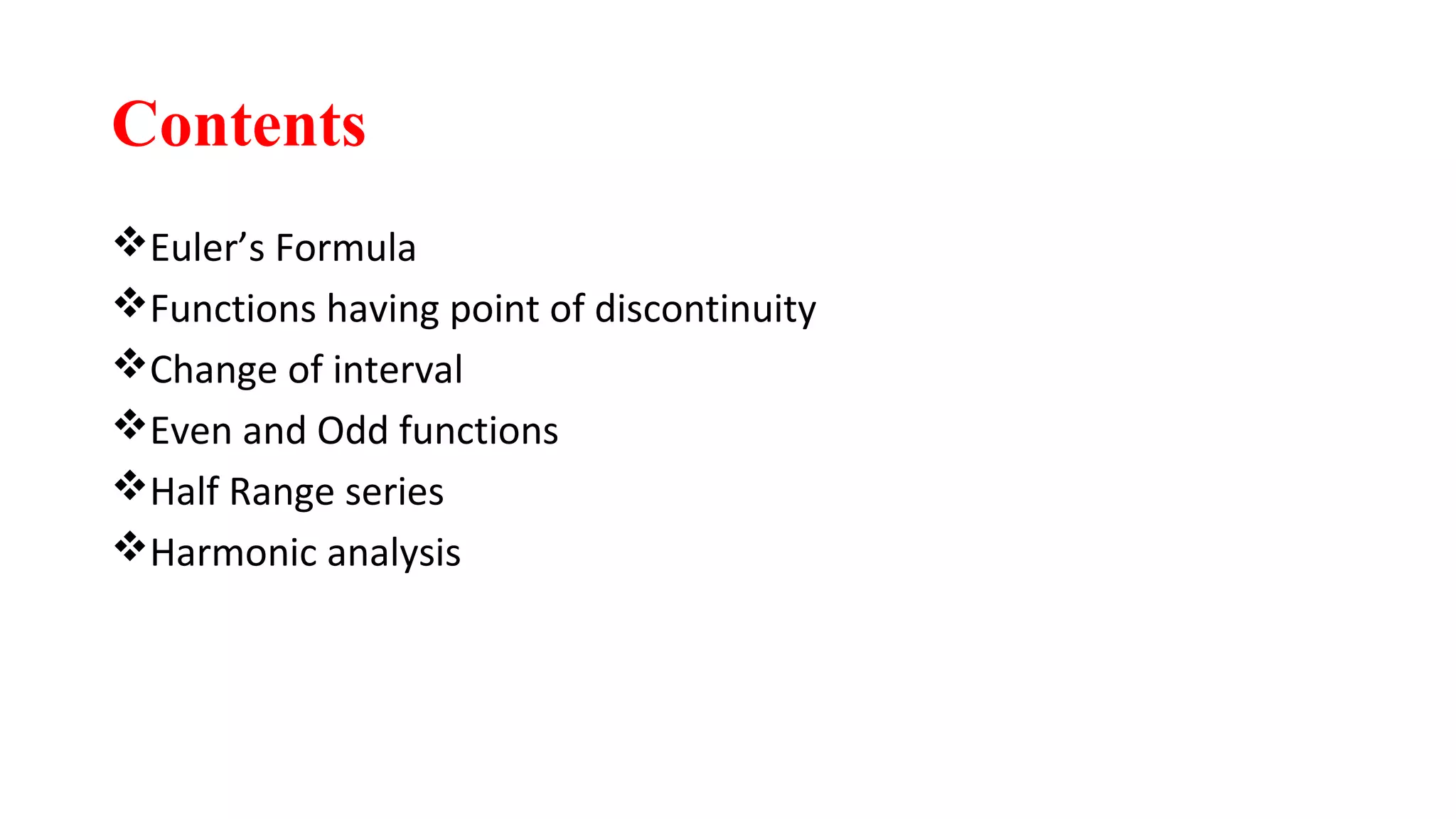 Fourier series | PPT