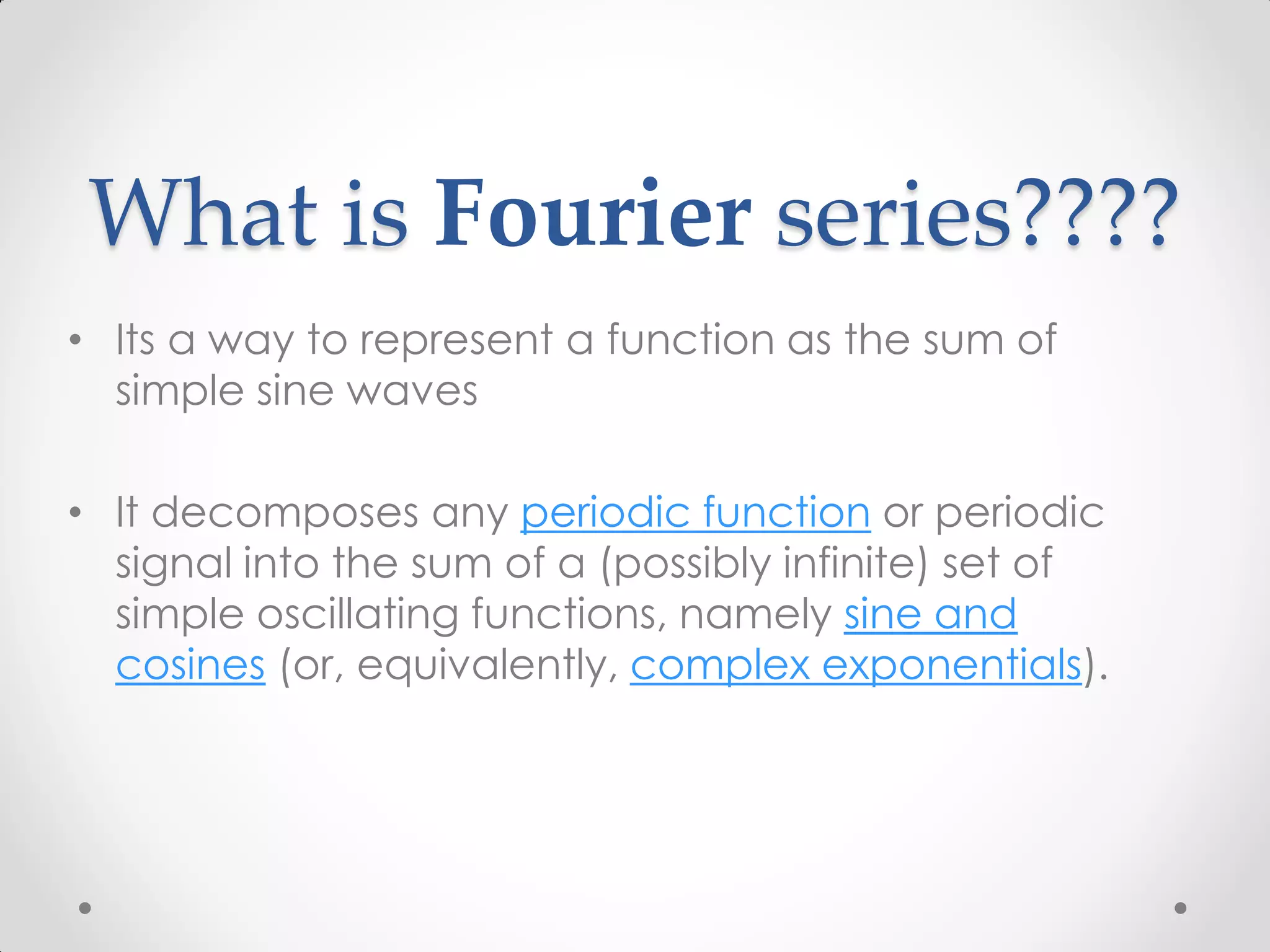 Fourier Series | PDF