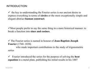Fourier series | PPTX