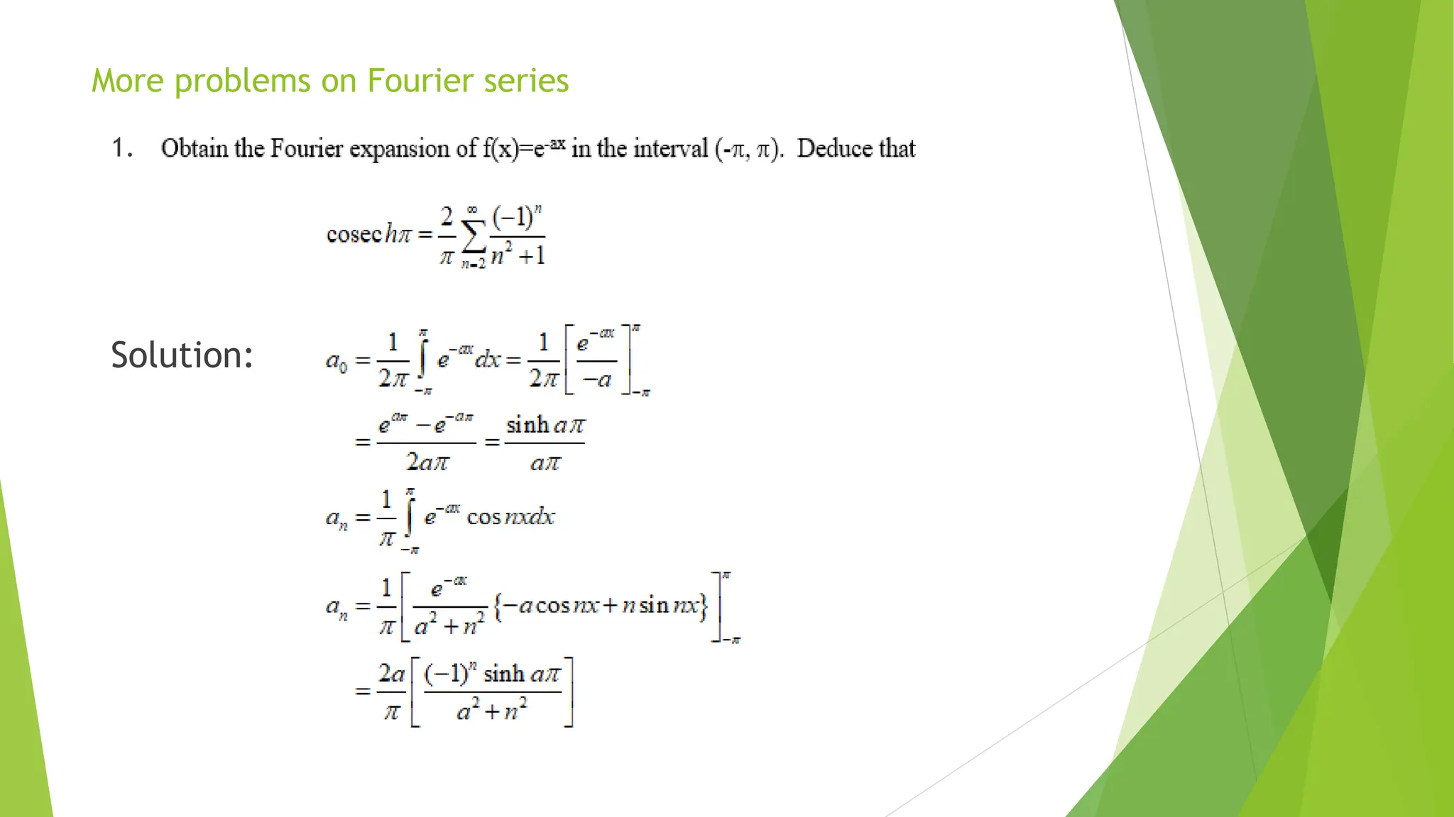 FOURIER SERIES - II (2)(DN).pptx . | PPTX