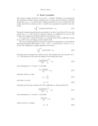 Fourier series 1 | PDF