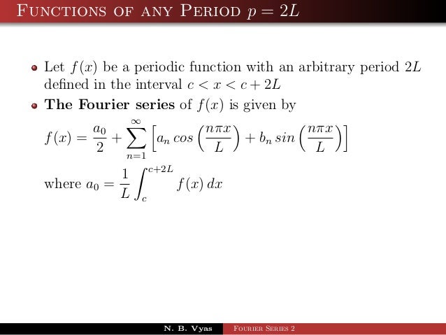 Fourier series 2