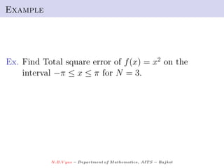Fourier series 3 | PDF