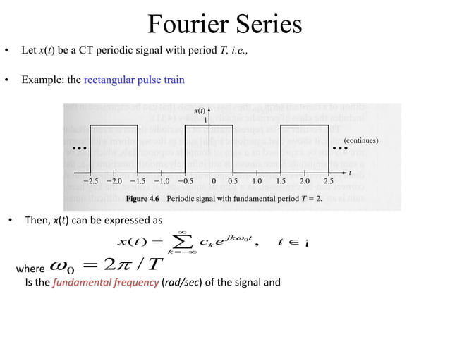 Fourier series Introduction | PPTX | Web Development | Internet