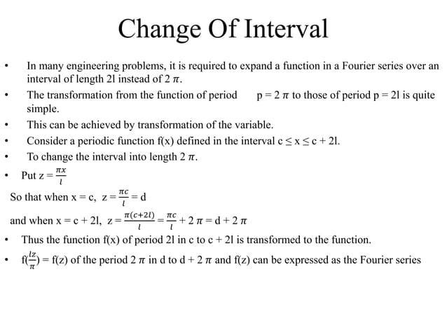 Fourier series Introduction | PPTX | Web Development | Internet